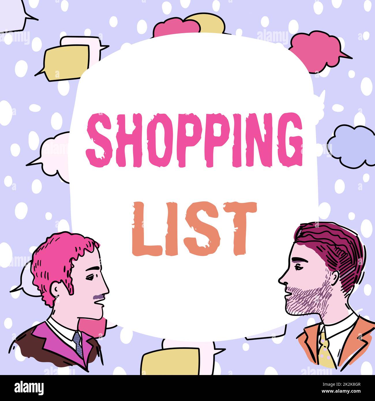 Handwritten shopping list hi-res stock photography and images - Alamy