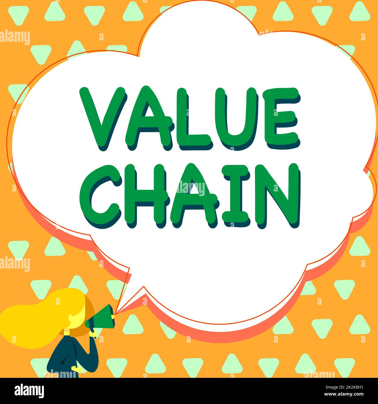 Inspiration showing sign Value Chain. Internet Concept Business ...