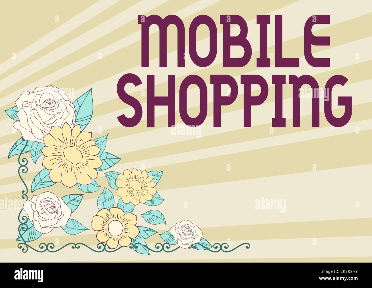 Hand writing sign Mobile Shopping. Word for Buying and selling of goods ...