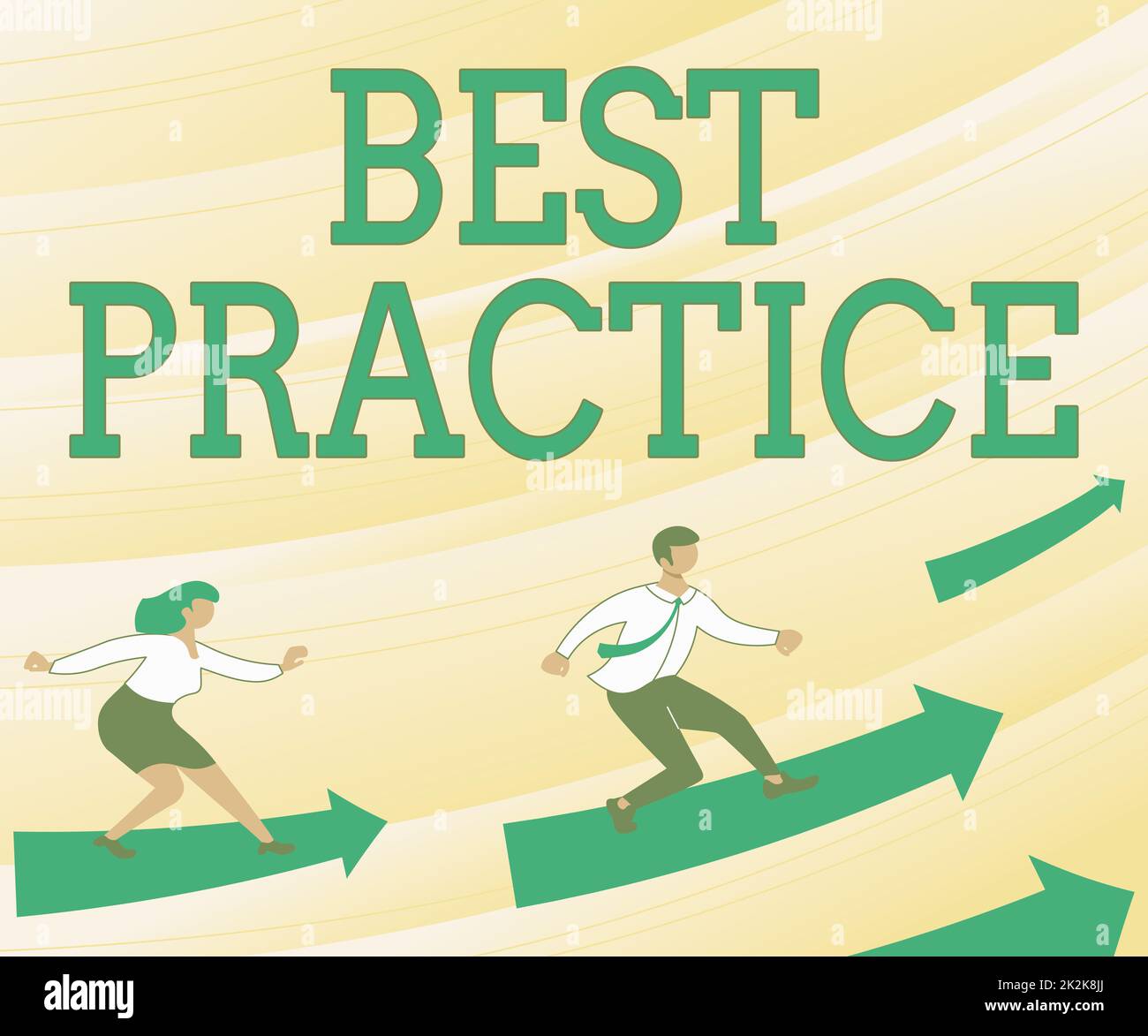 Sign displaying Best Practice. Word Written on Method Systematic ...