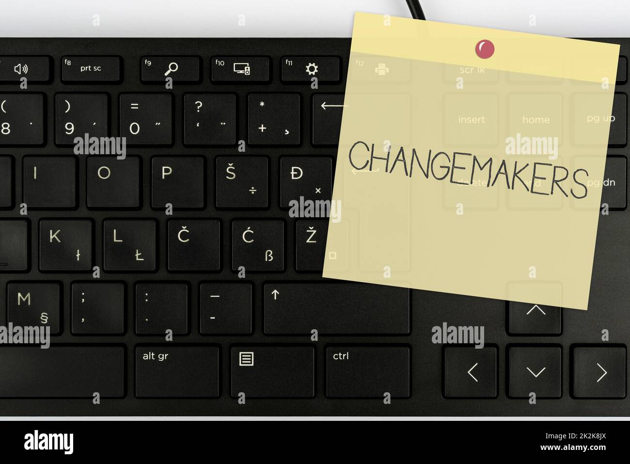 Handwriting text Changemakers. Business idea Young Turk Influencers ...