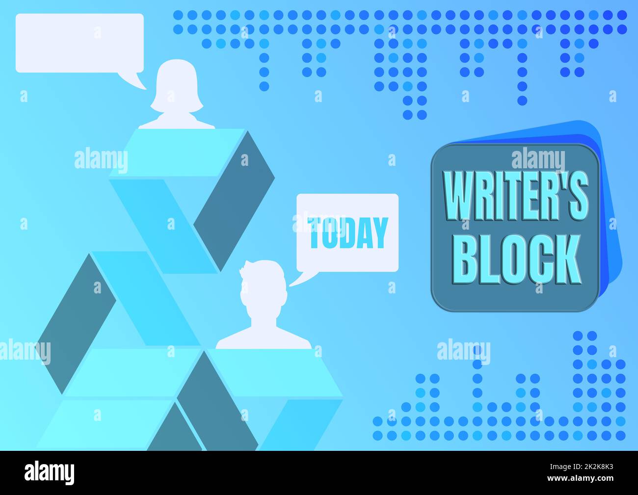 Writing Displaying Text Writer S Block Business Overview Condition Of