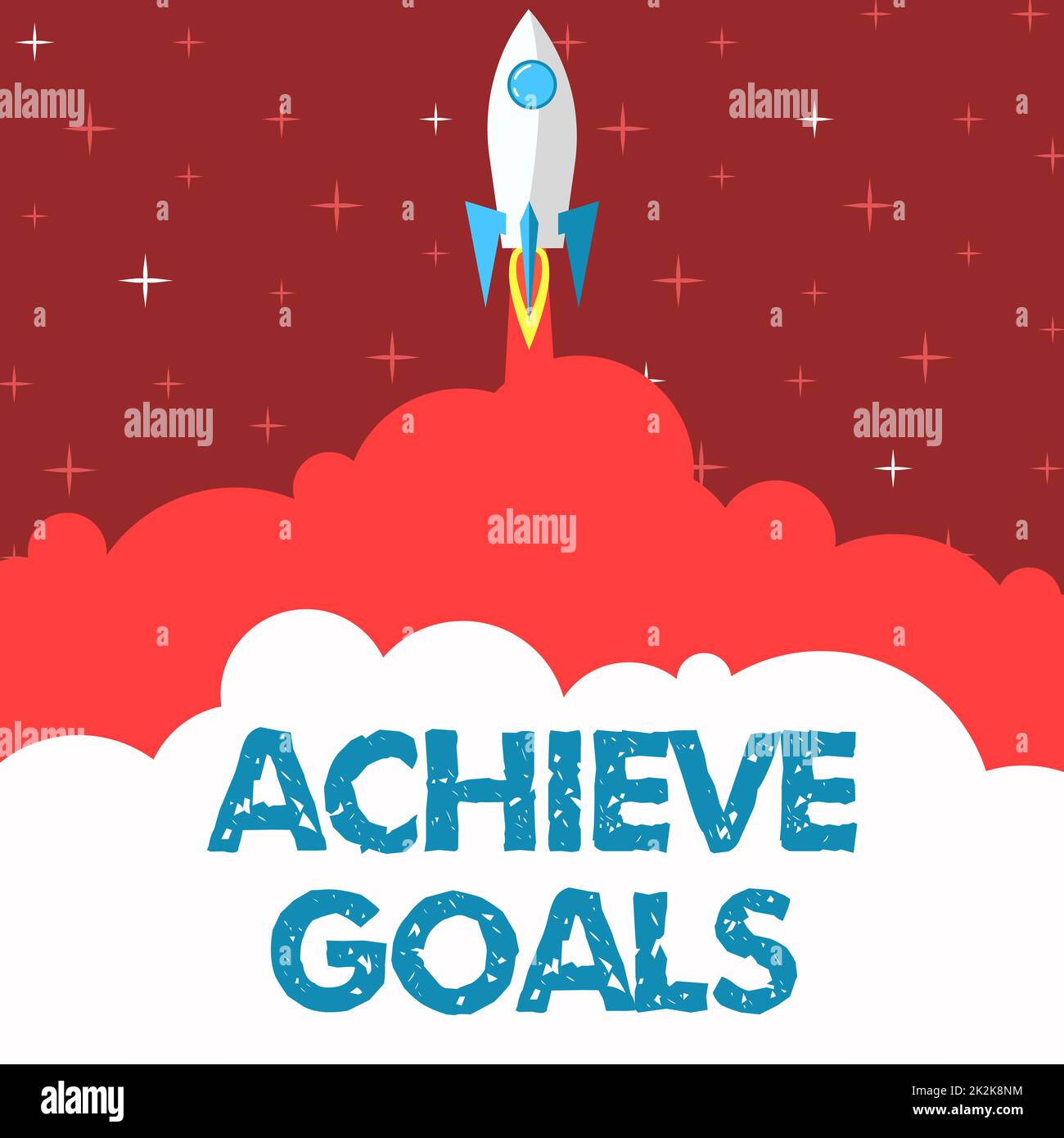 Hand writing sign Achieve Goals. Business idea Results oriented Reach ...