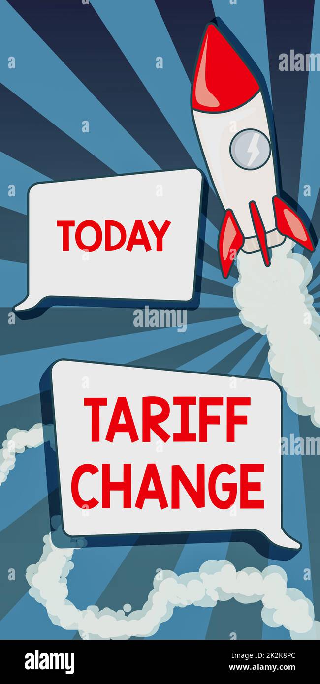 Tariff sign hi-res stock photography and images - Alamy
