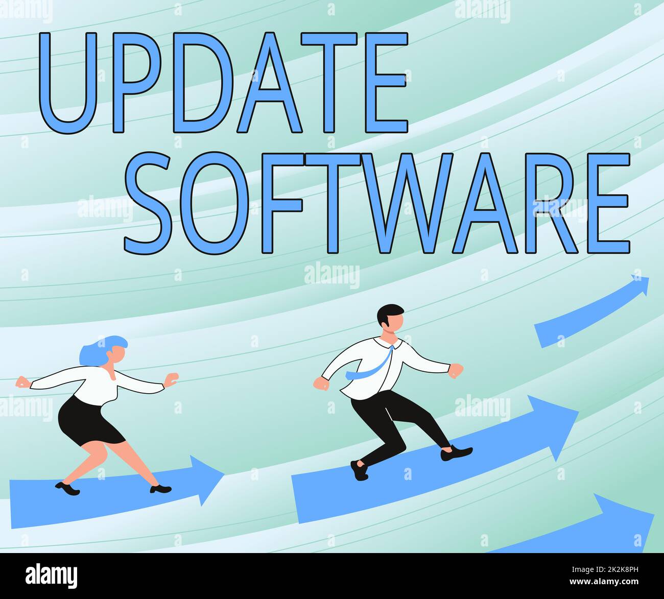 Writing displaying text Update Software. Word Written on replacing ... Writing displaying text Update Software. Word Written on replacing ...