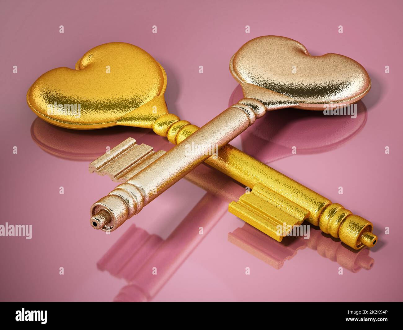 Old keys illustration hi-res stock photography and images - Alamy