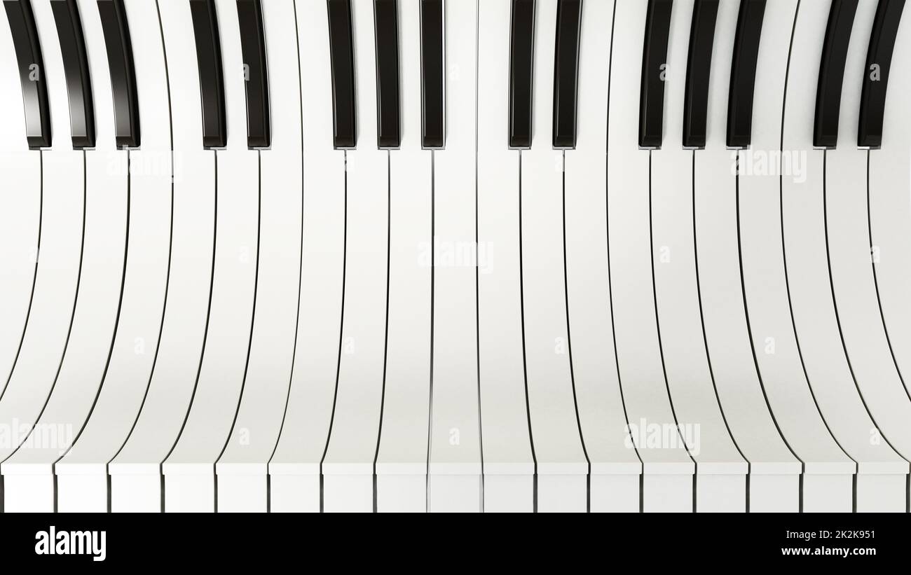 Abstract piano keys background. 3D illustration Stock Photo - Alamy