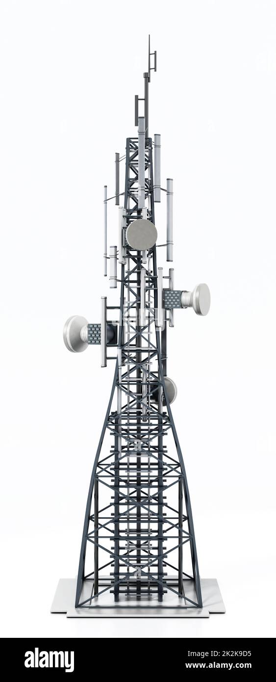 Mobile tower microwave Cut Out Stock Images & Pictures - Alamy
