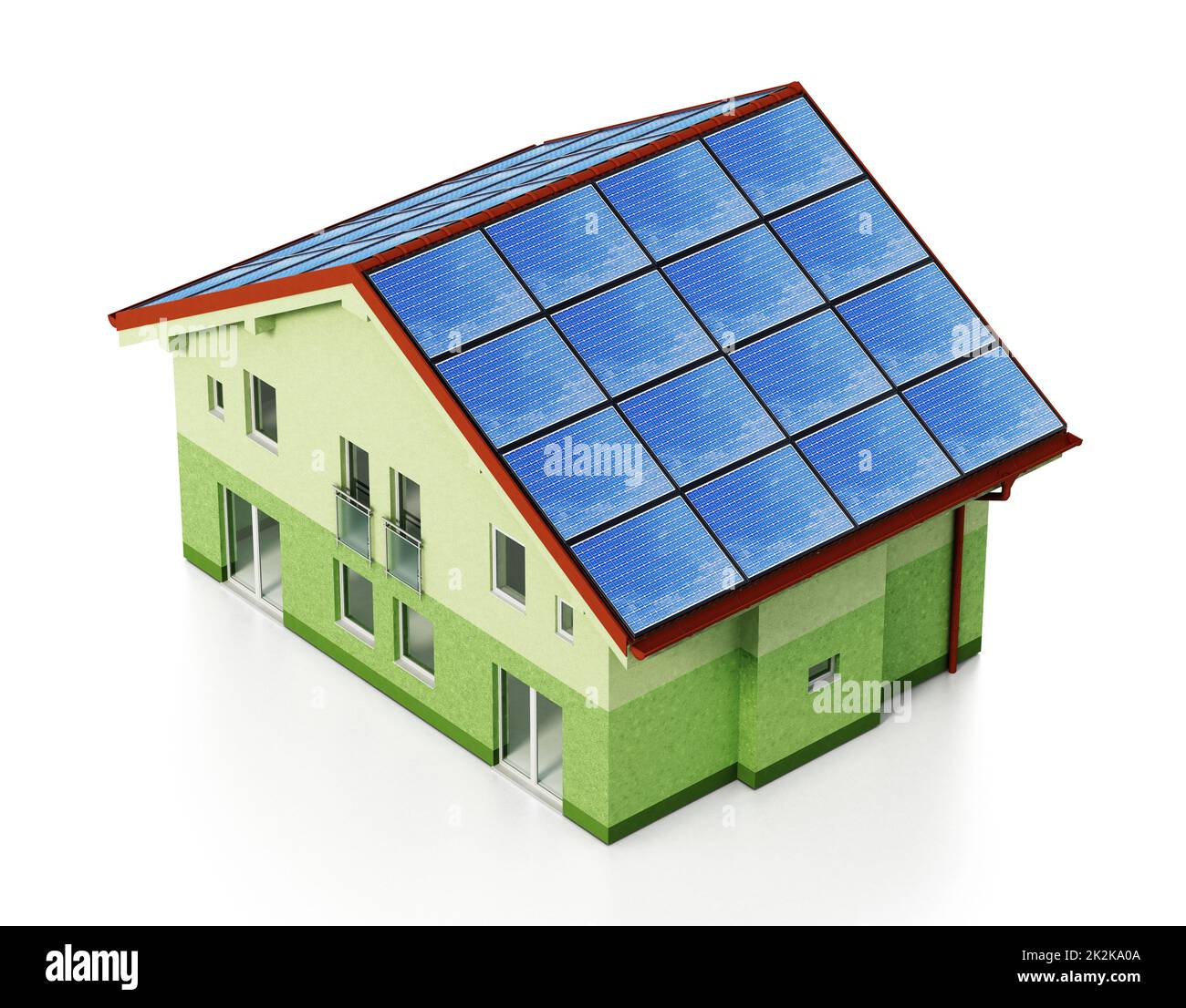 House with plant roof Cut Out Stock Images & Pictures - Alamy