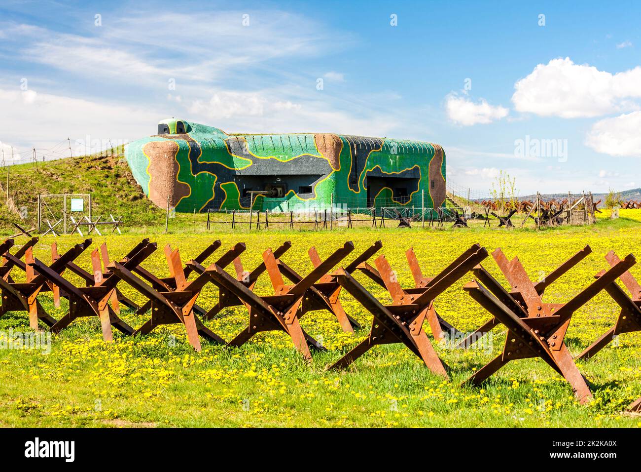 border bunker in Satov, South Moravia, Czech Republic Stock Photo - Alamy