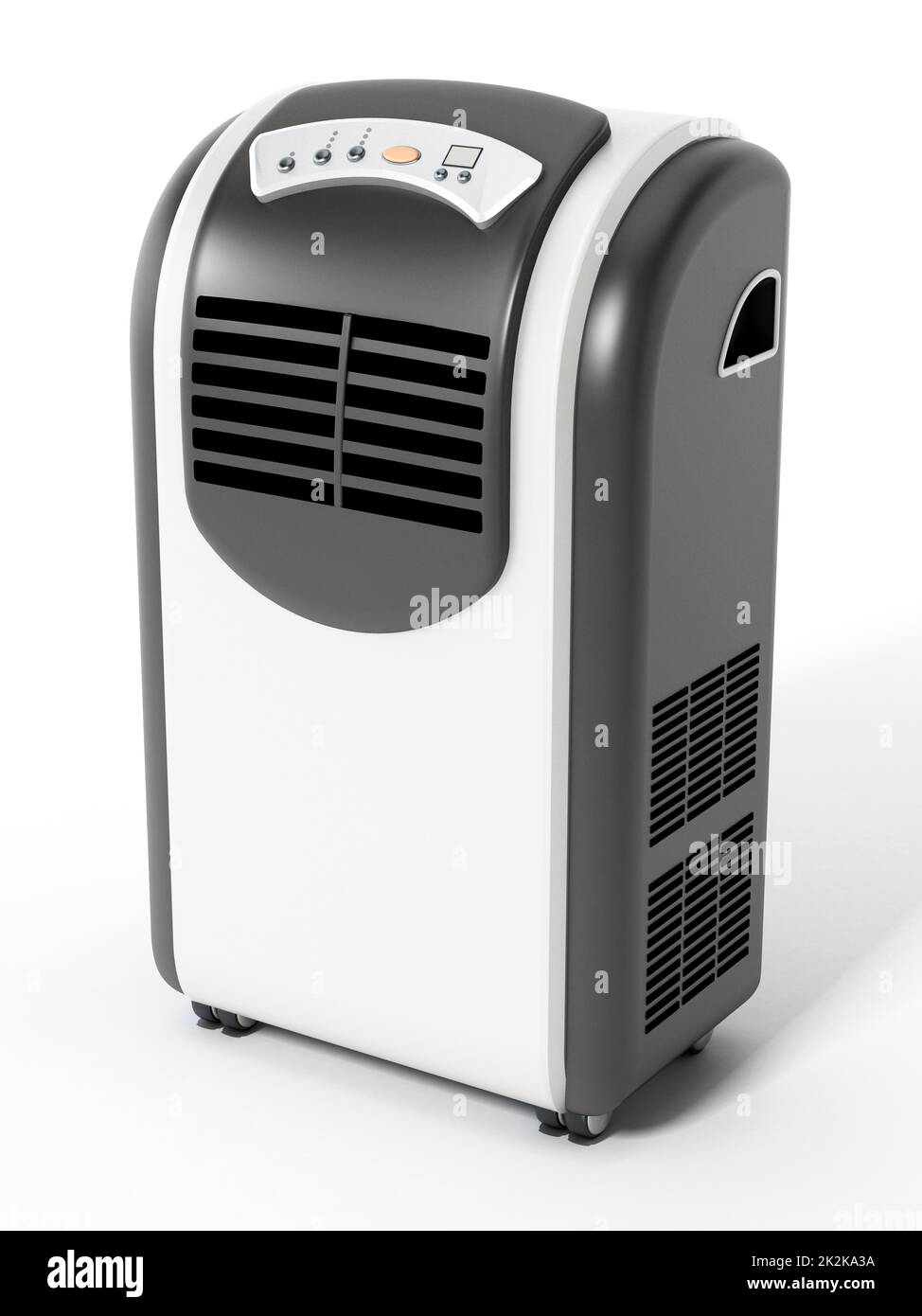 Generic illustration of mobile air conditioner. 3D illustration Stock ...