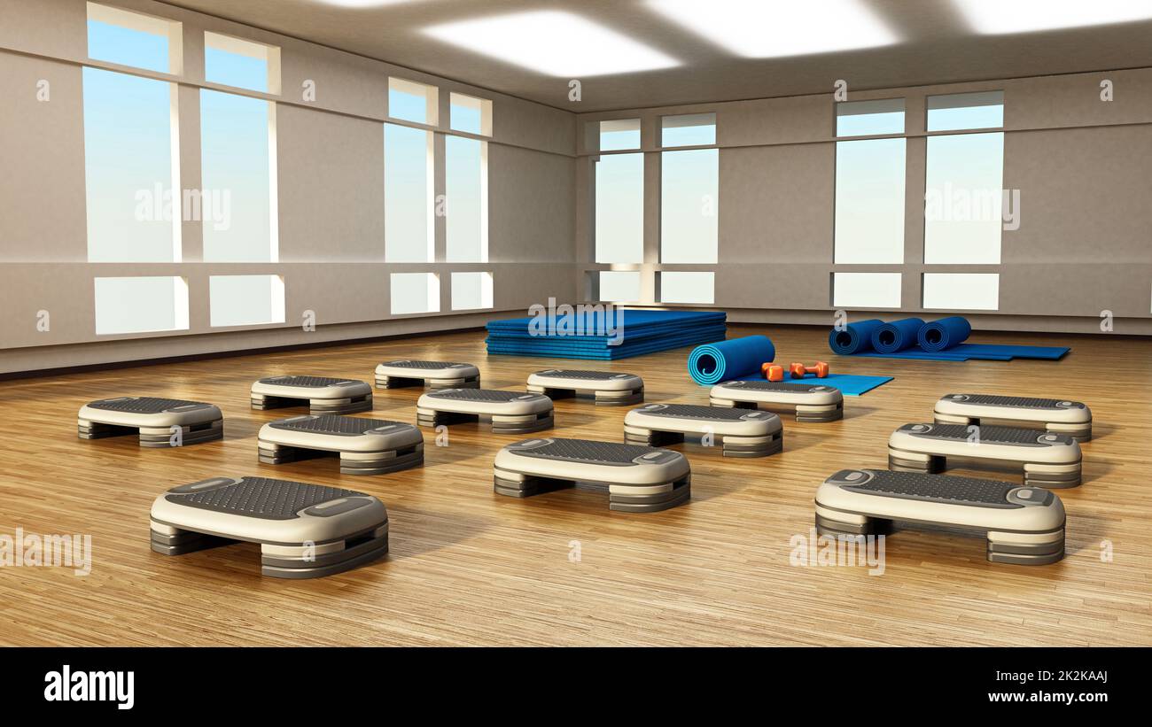 3d gym hi-res stock photography and images - Alamy