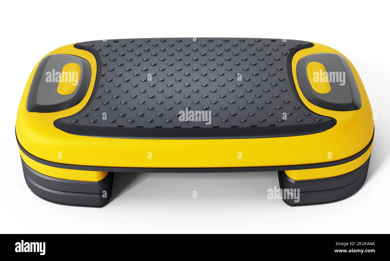 Step board isolated on white background. 3D illustration Stock Photo ...