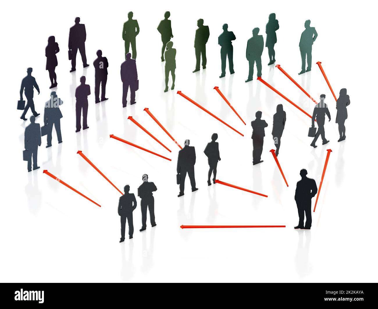 Corporate organisation Cut Out Stock Images & Pictures - Alamy