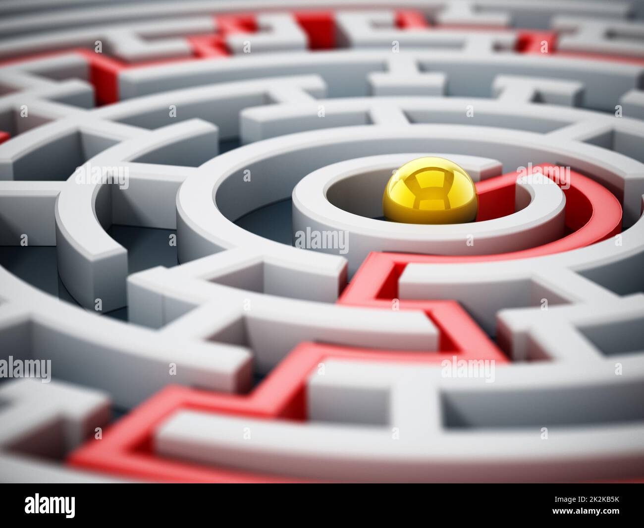 Illustration of maze hi-res stock photography and images - Alamy