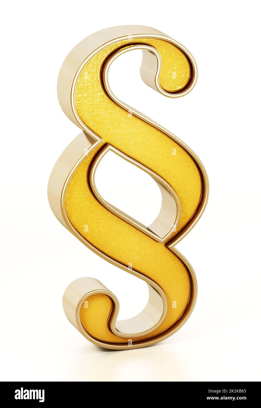 Paragraph symbol isolated on white background. 3D illustration Stock ...