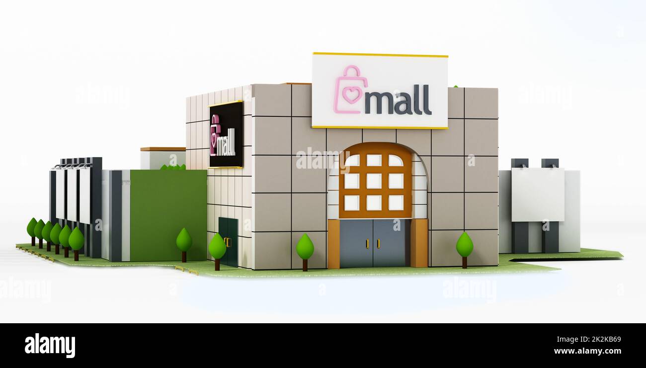 Shopping mall building icon hi-res stock photography and images - Alamy