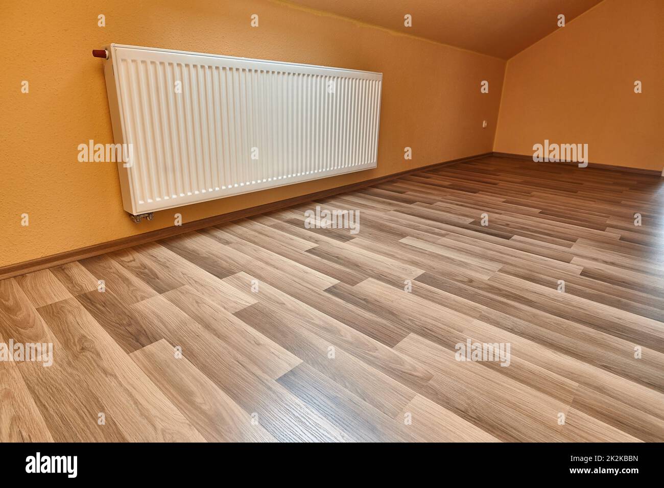 Heating Radiator in a Room Stock Photo - Alamy