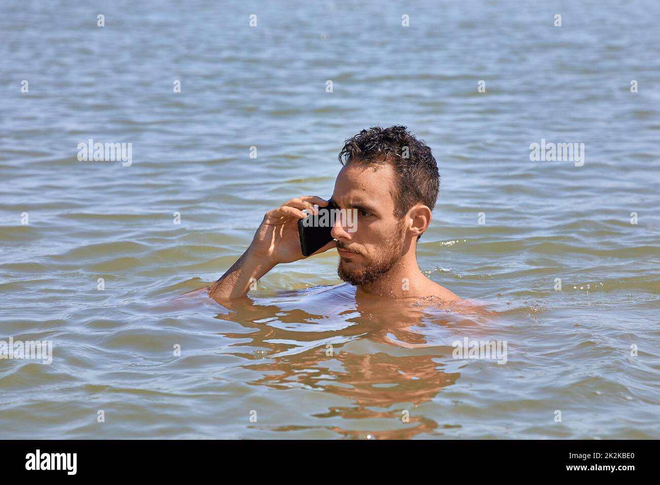Smartphone at the beach Stock Photo - Alamy