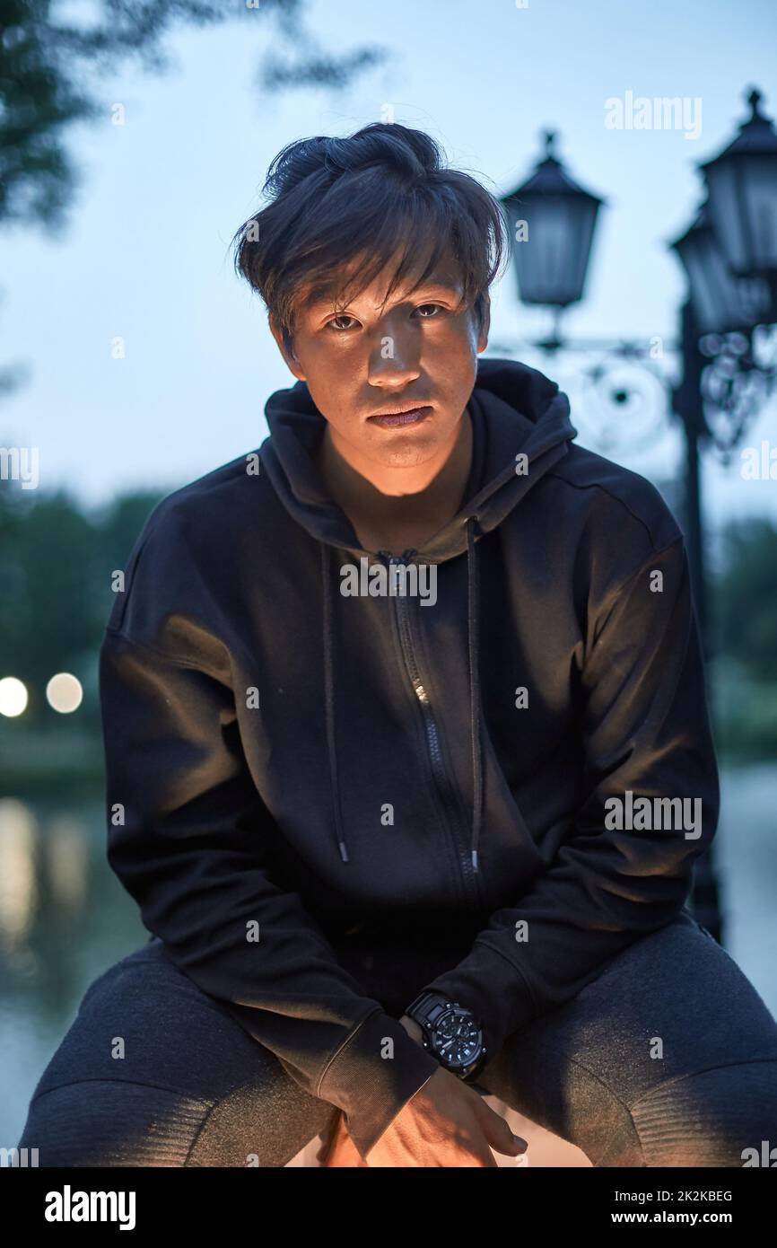 Asian guy portrait hi-res stock photography and images - Alamy