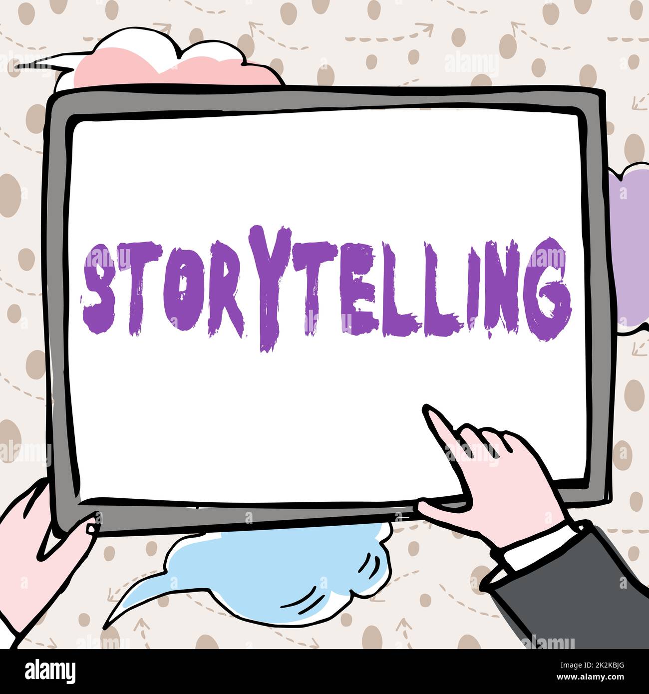 Handwriting text Storytelling. Business showcase social and cultural ...
