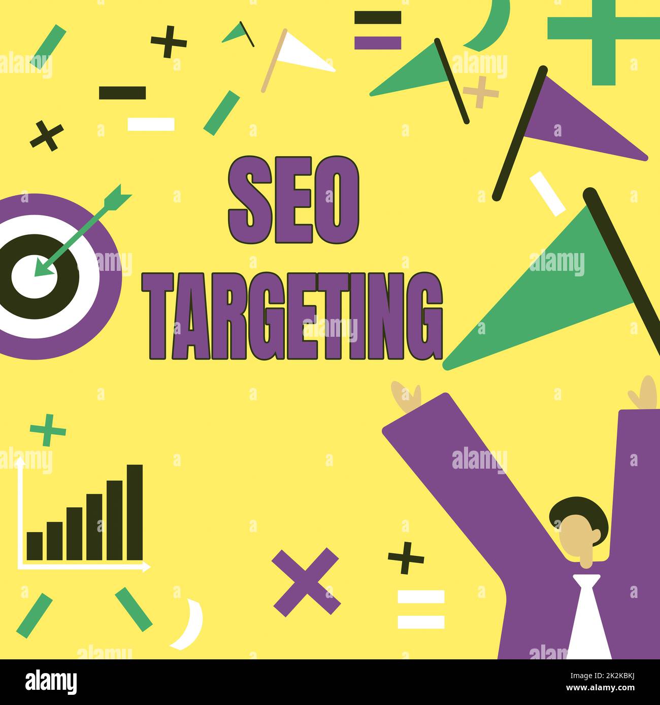 Hand writing sign Seo Targeting. Internet Concept Specific Keywords for ...