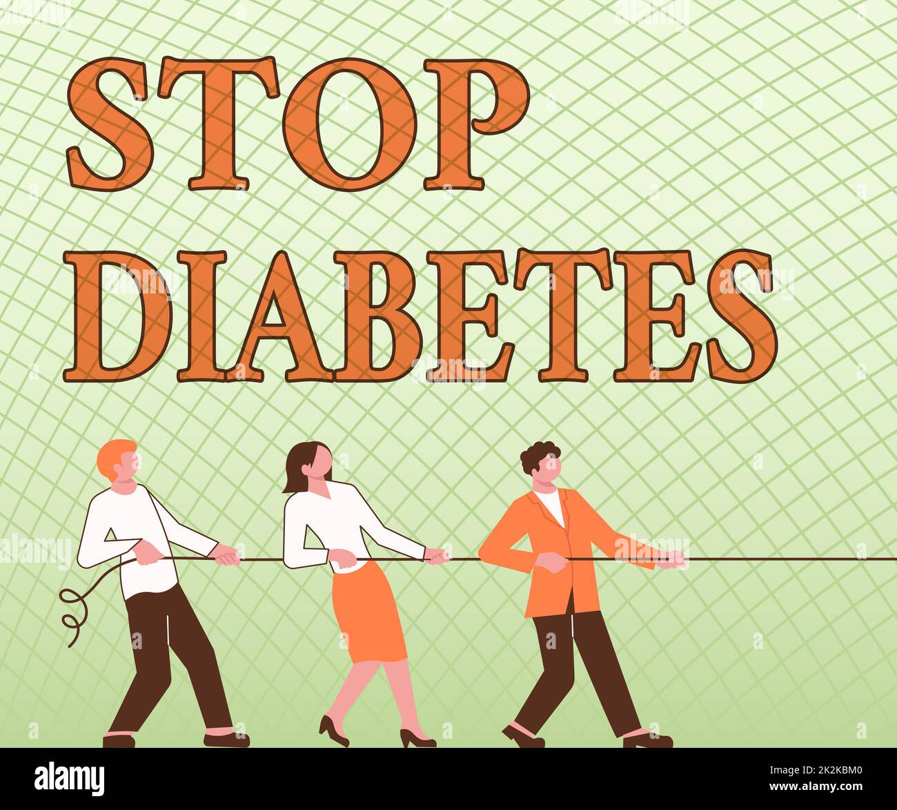 Conceptual caption Stop Diabetes. Concept meaning Blood Sugar Level is ...