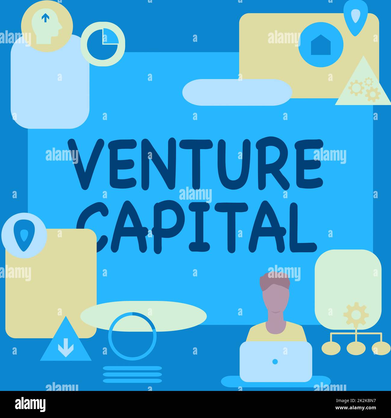 Conceptual display Venture Capital. Business approach financing ...