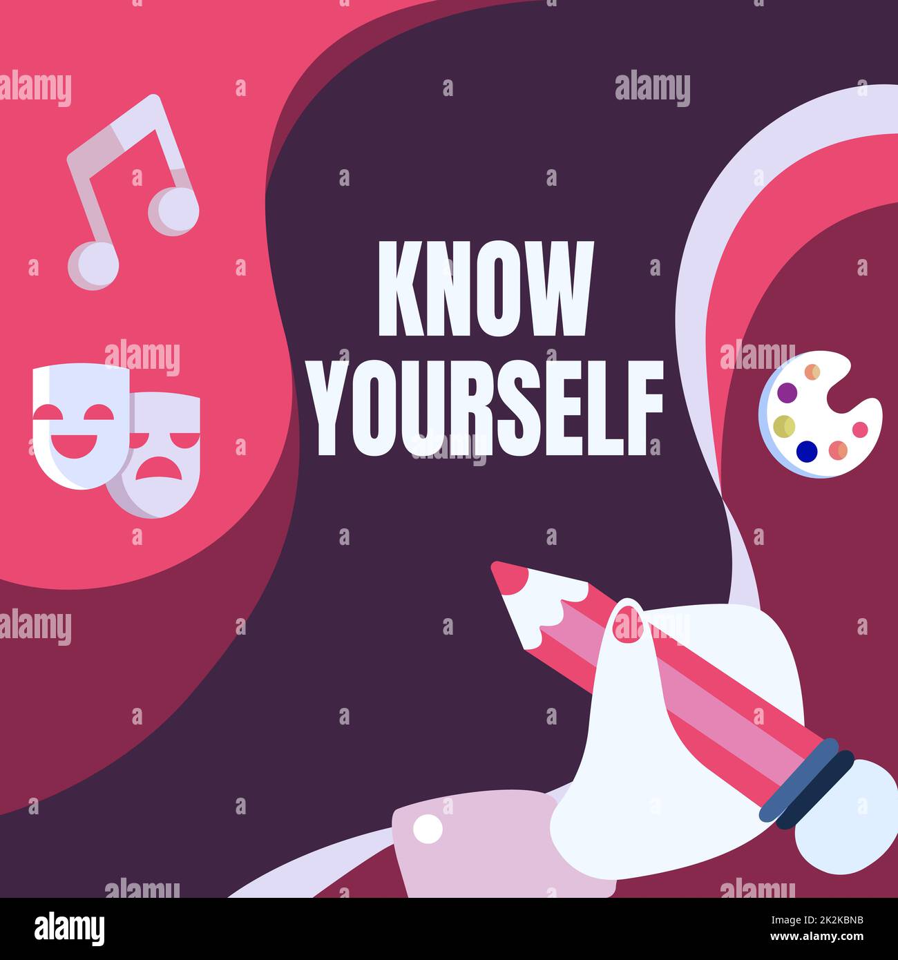 Writing displaying text Know Yourself. Business concept Find You ...