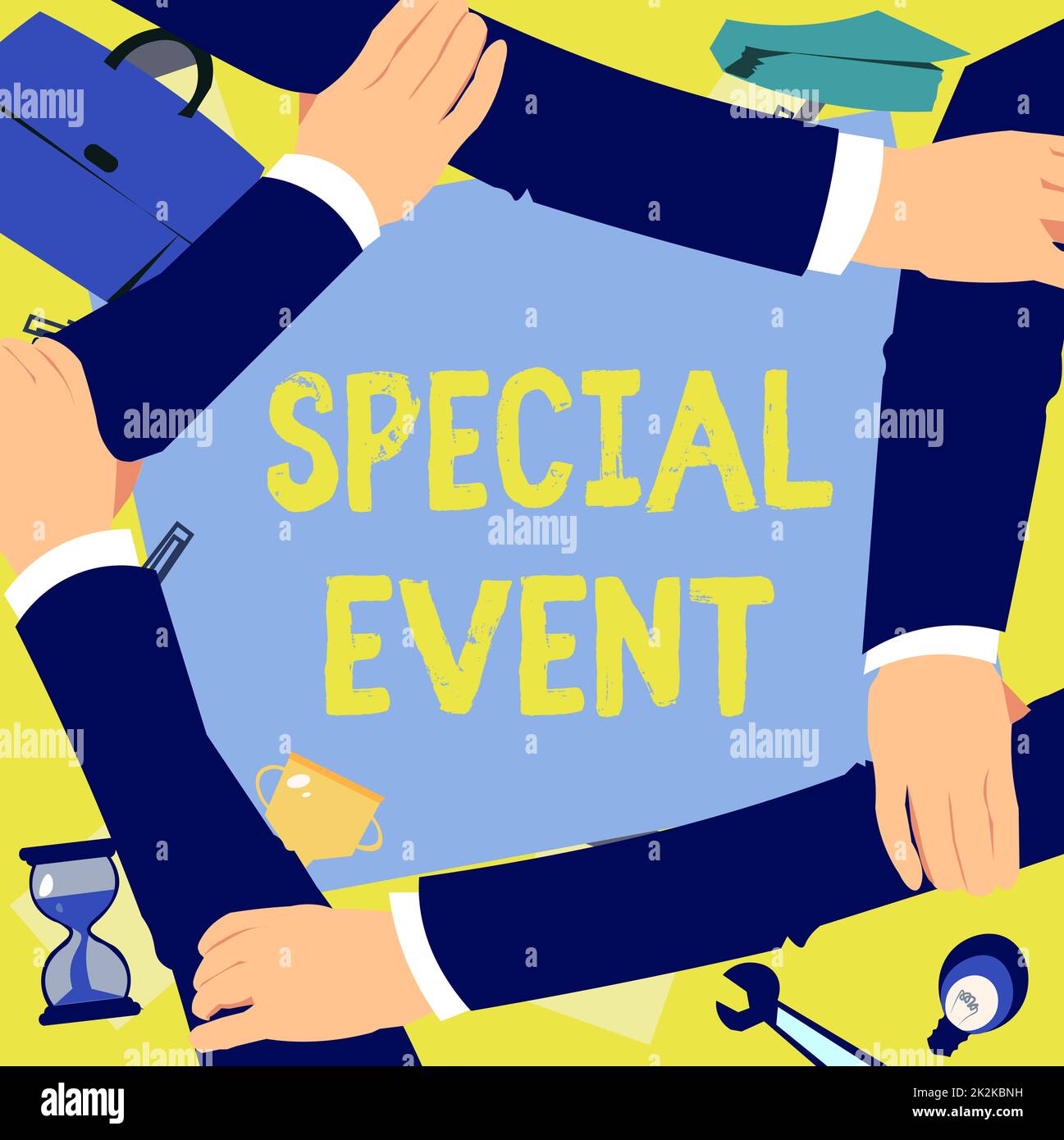 Sign displaying Special Event. Business idea Function to generate money ...