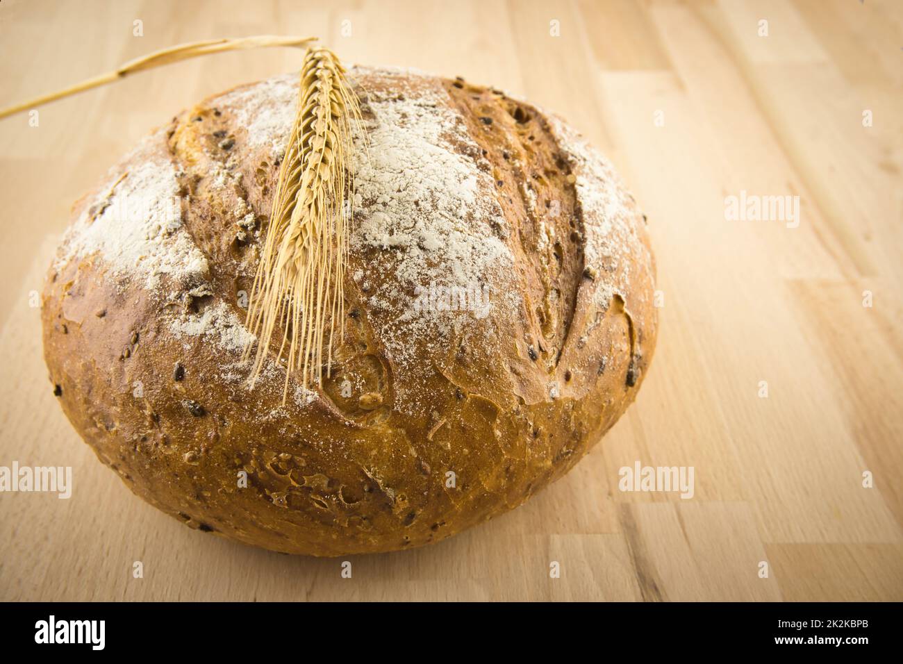 Rye bread above white background hi-res stock photography and images ...