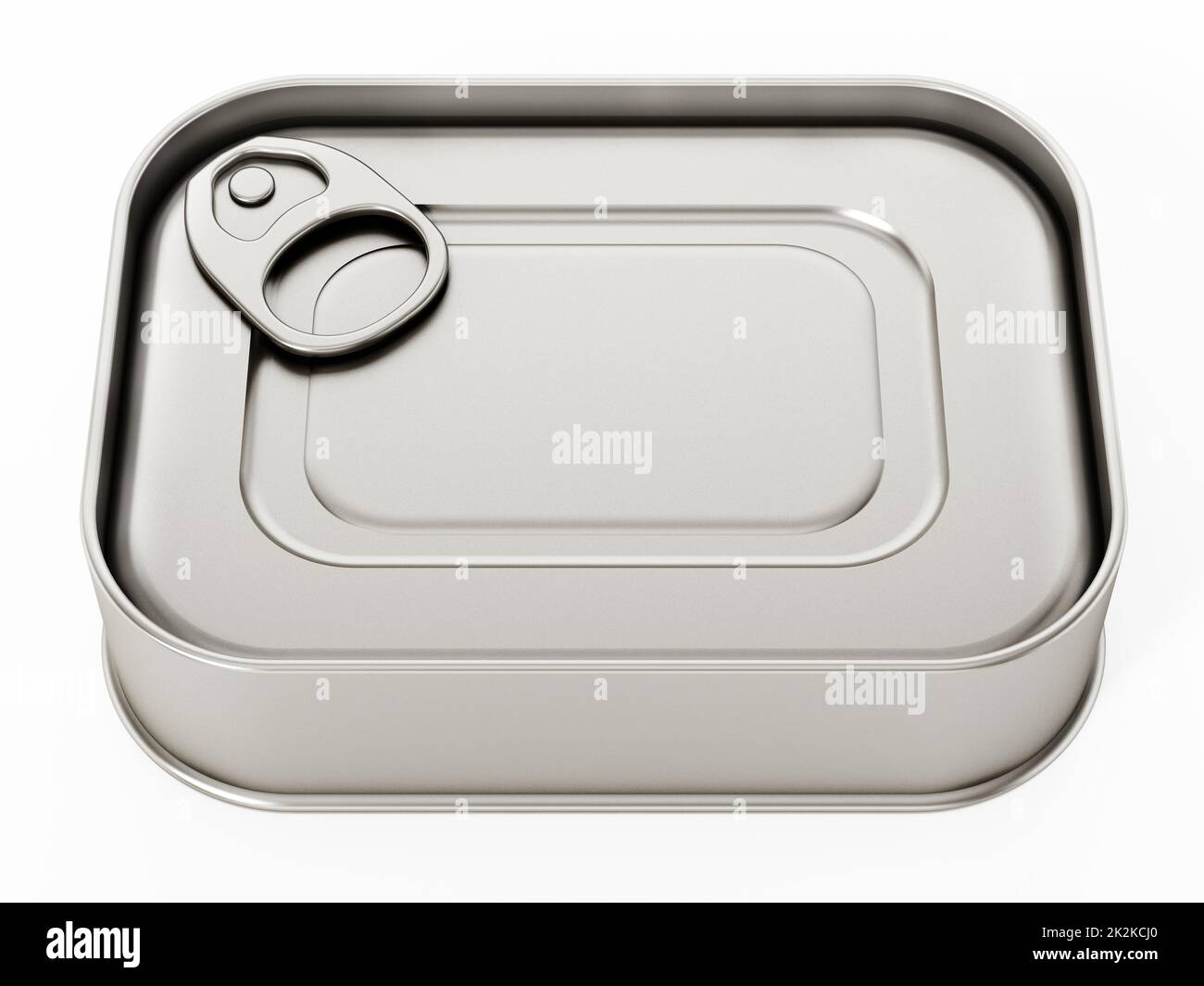 Fish can isolated on white background. 3D illustration Stock Photo - Alamy