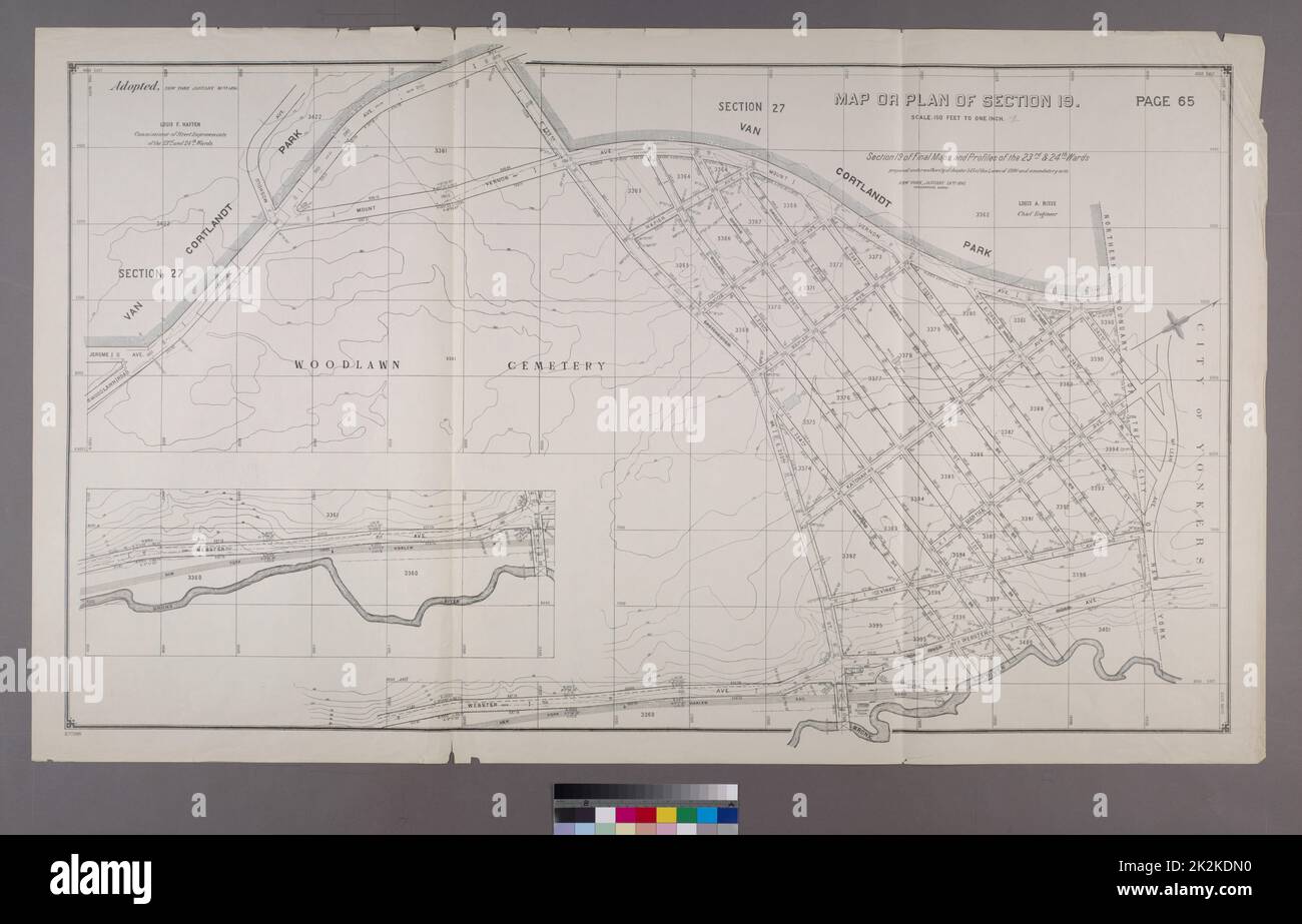 New York (N.Y.). Topographical Bureau. Cartographic, Maps. 1892 - 1895 ...