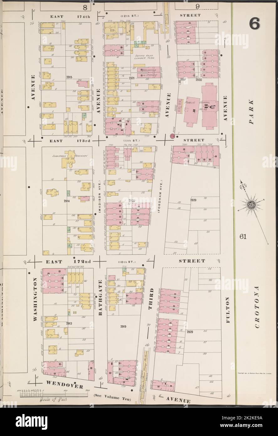 Washington map 1901 hi-res stock photography and images - Alamy