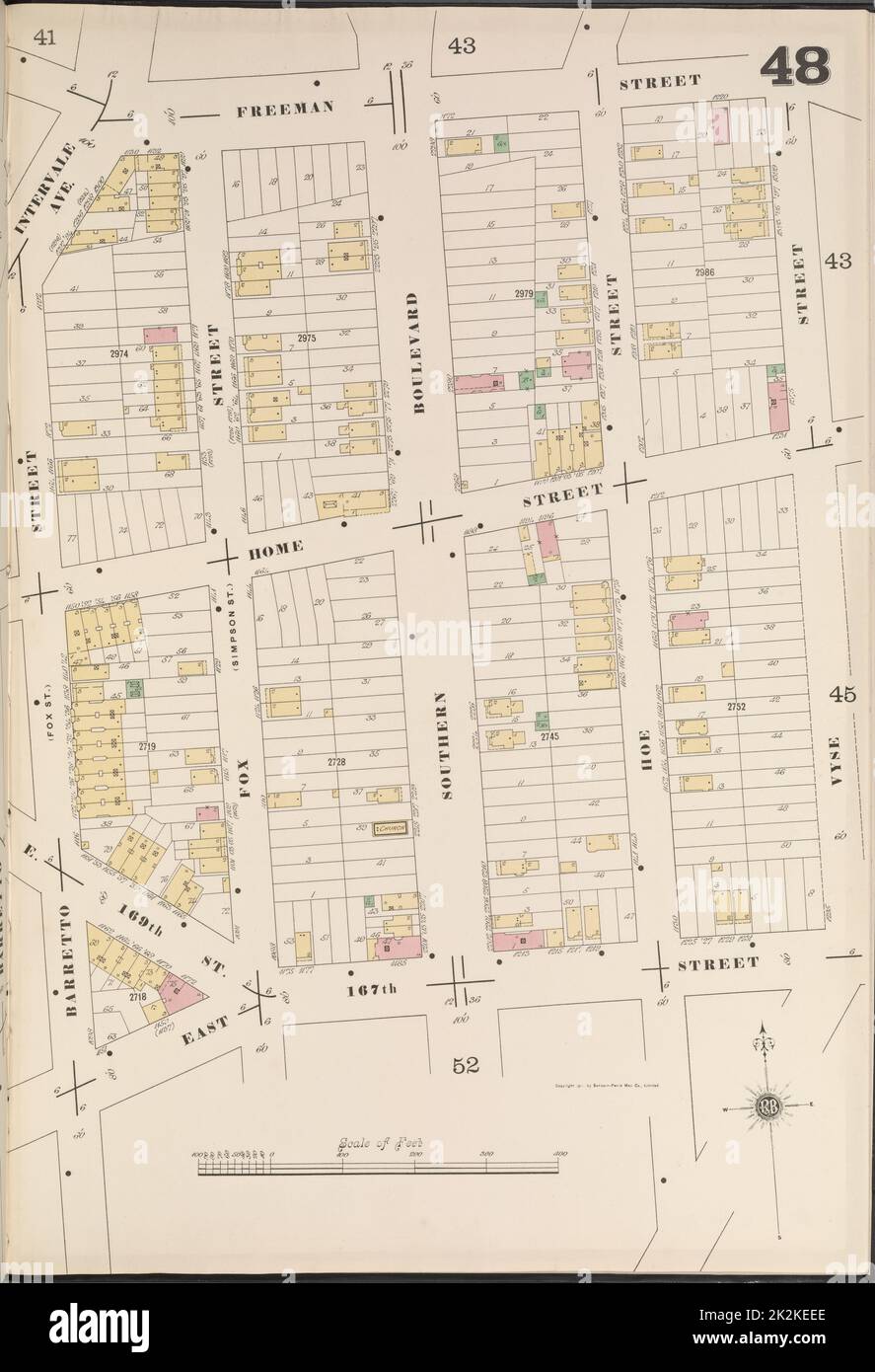Map of freeman hi-res stock photography and images - Alamy