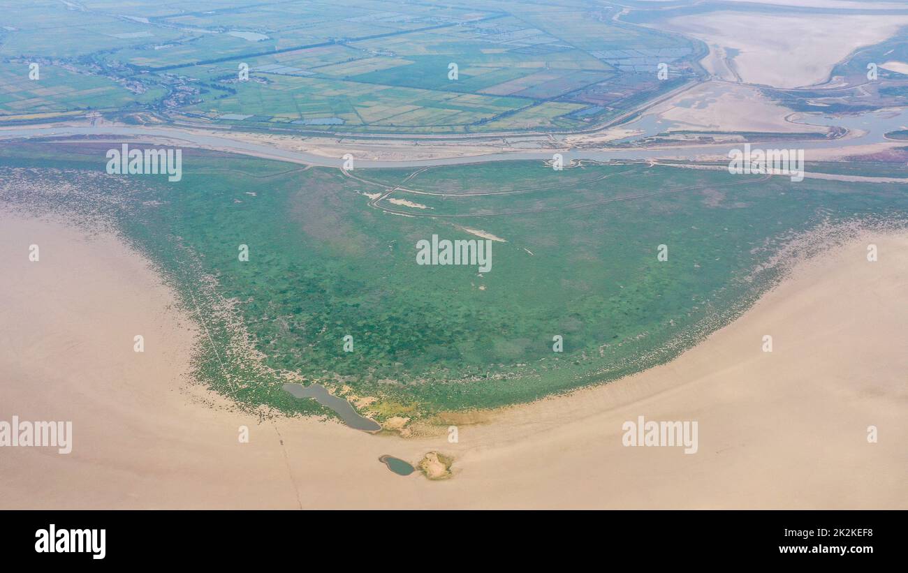 NANCHANG, CHINA - SEPTEMBER 23, 2022 - An aerial photo shows a bizarre ...