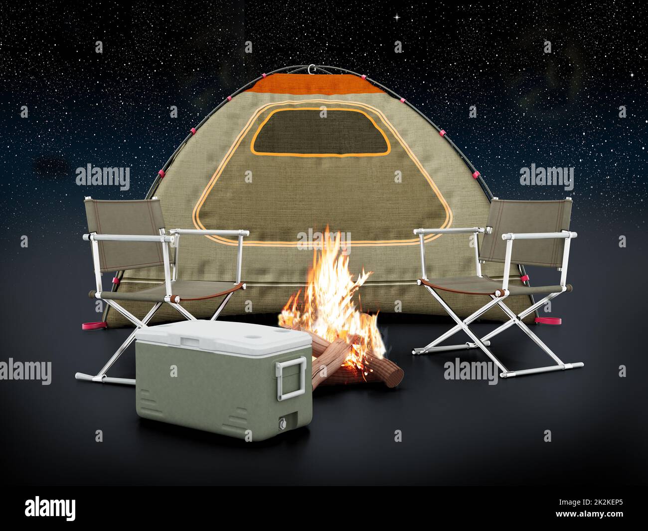 Green tent night hi-res stock photography and images - Alamy