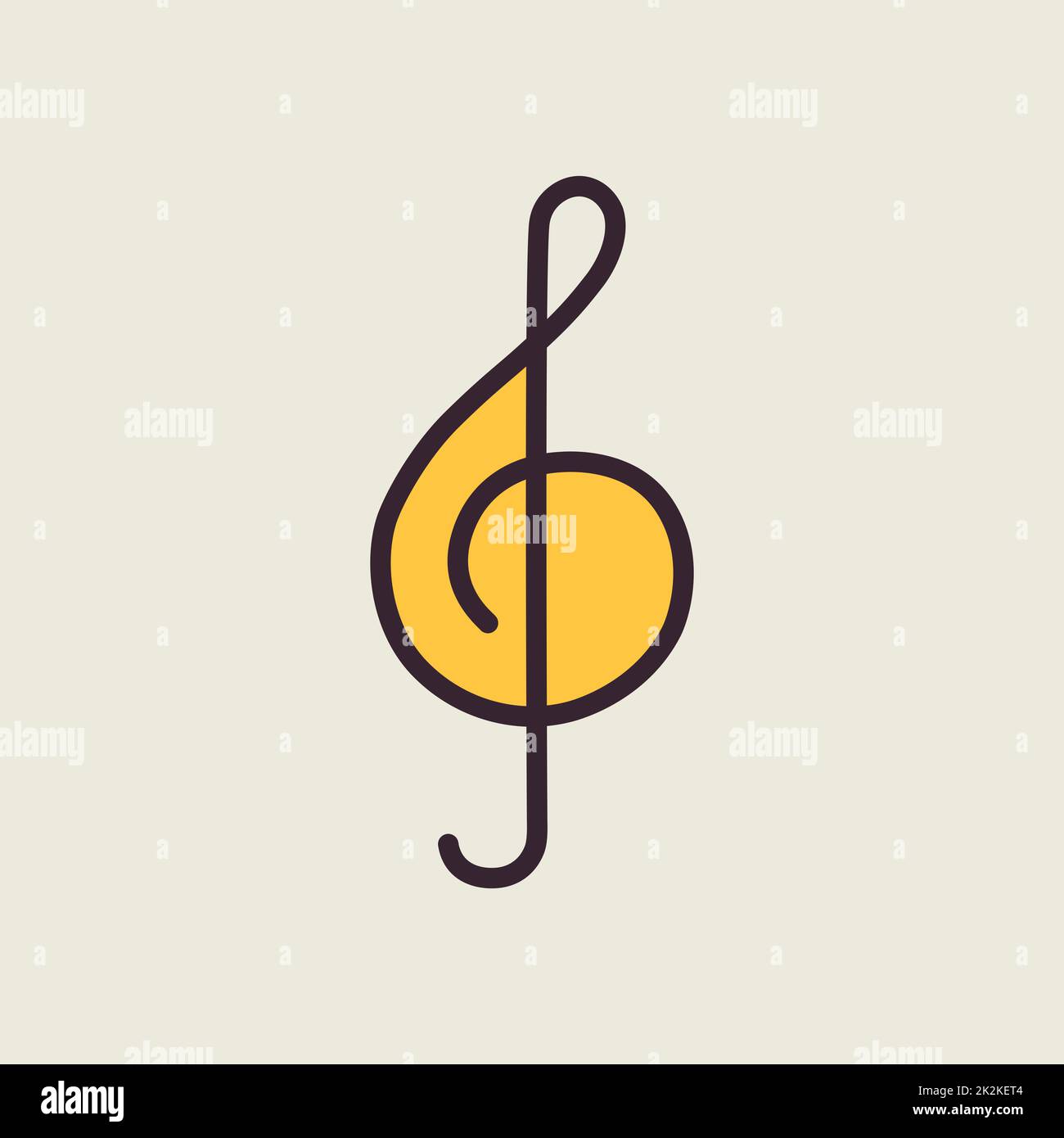 Treble clef hi-res stock photography and images - Alamy