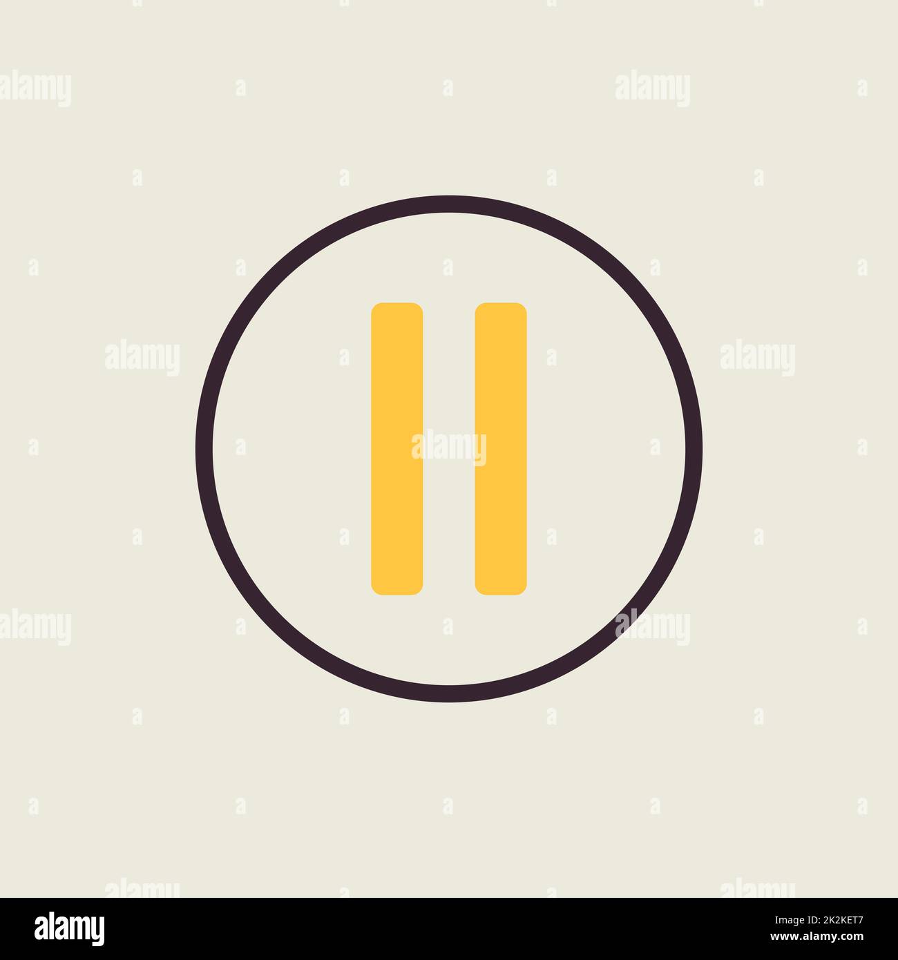 Pause button hi-res stock photography and images - Alamy