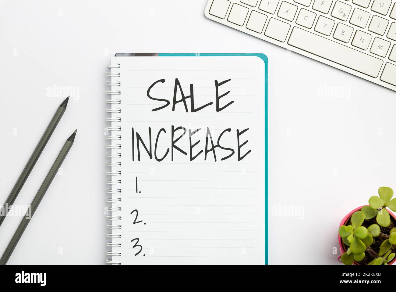 Sign displaying Sale Increase. Word Written on Average Sales Volume has ...
