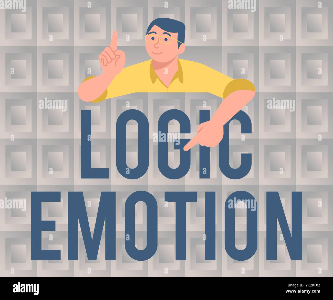 Hand writing sign Logic Emotion. Business overview Unpleasant Feelings ...