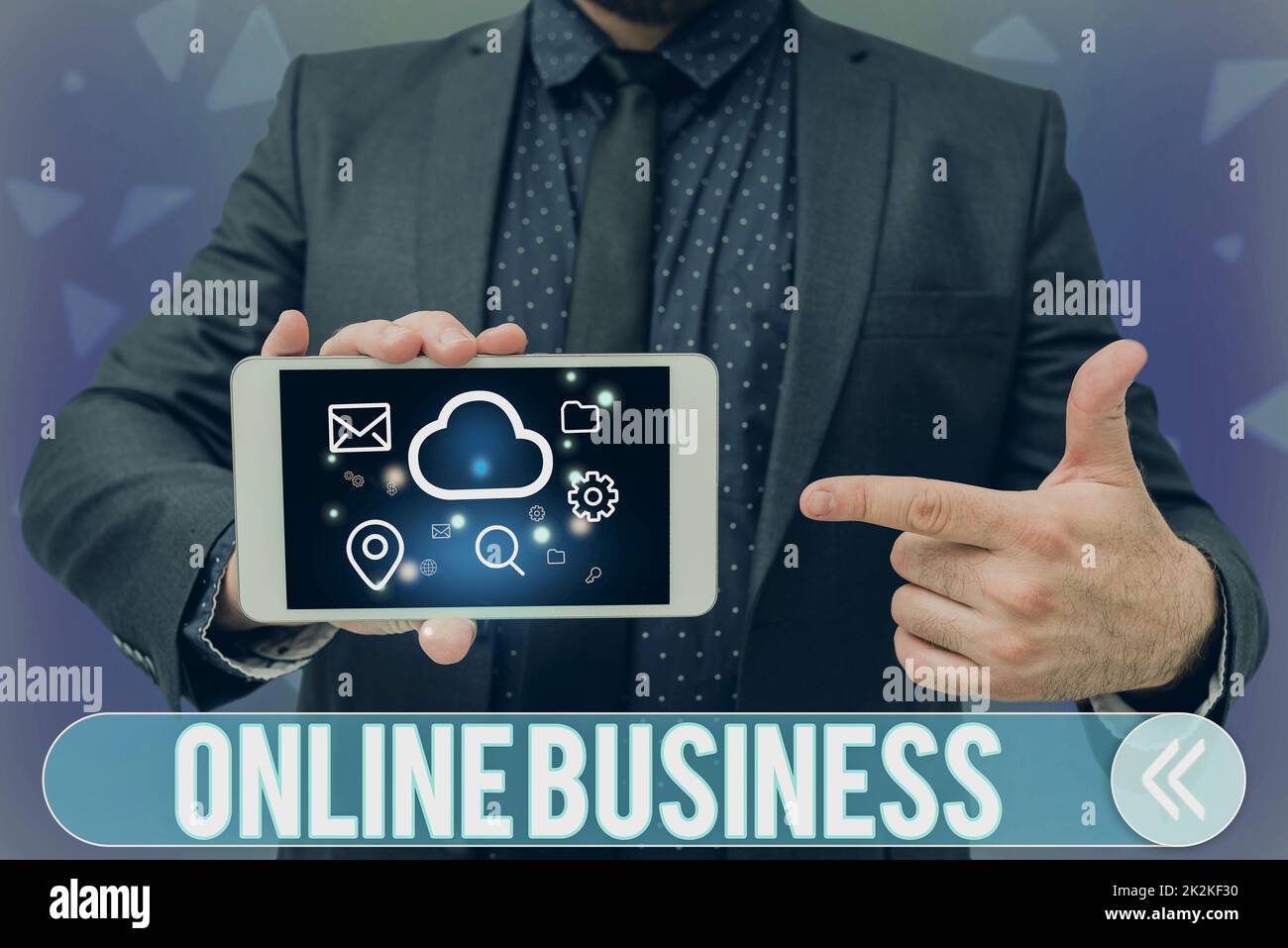 Text caption presenting Online Business. Internet Concept Commercial ...