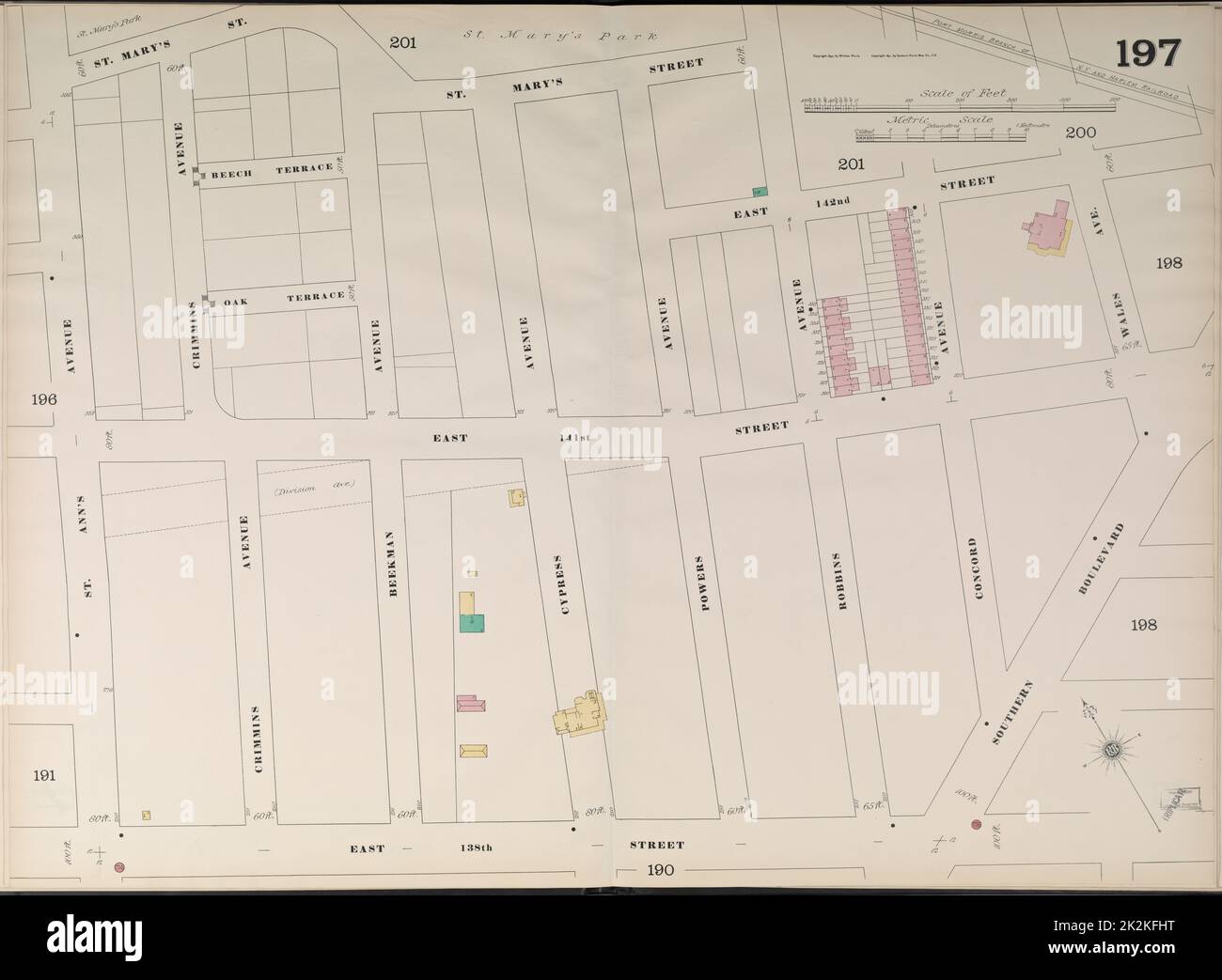 Cartographic, Maps. 1891. Lionel Pincus and Princess Firyal Map Division. Fire insurance , New ...