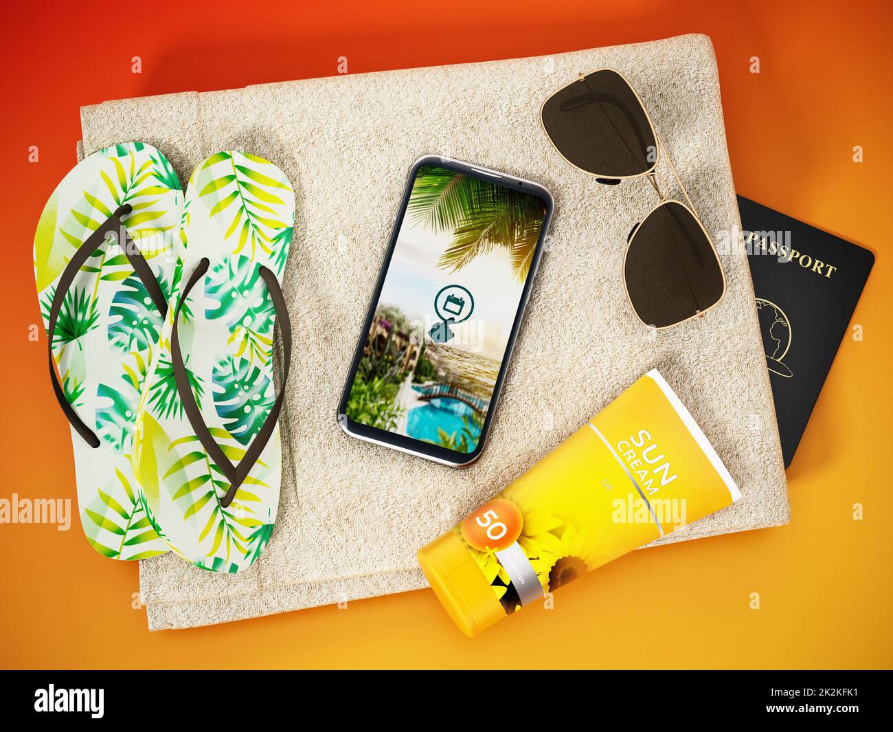 Beach slippers hi-res stock photography and images - Alamy