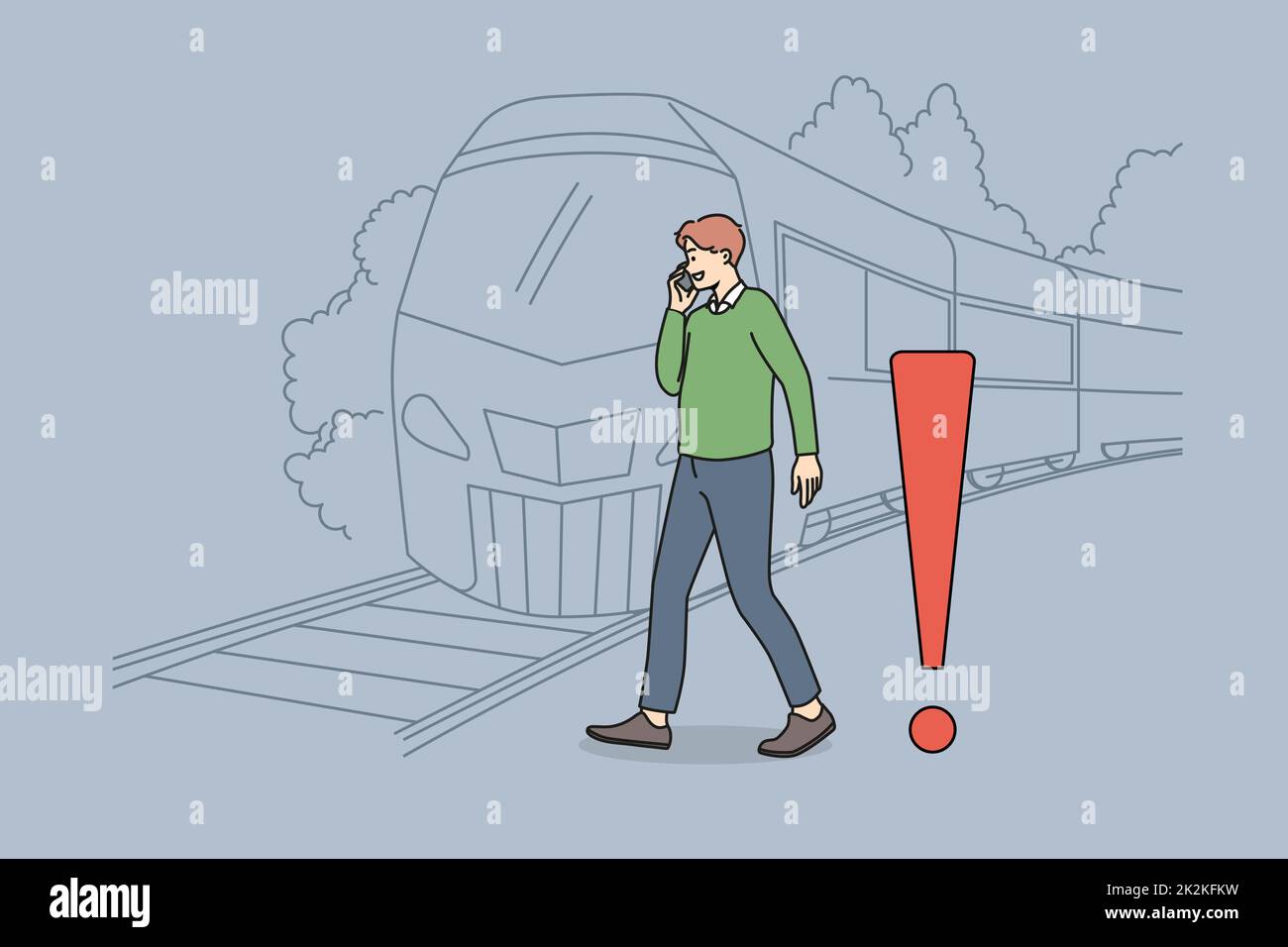 Passenger train line drawing hi-res stock photography and images - Alamy