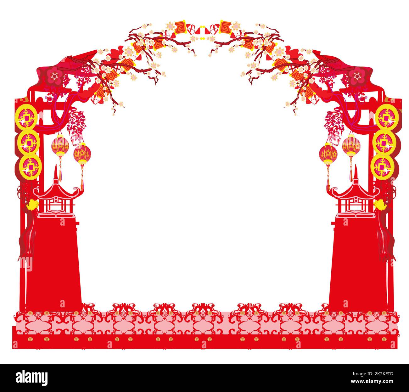 Mid-Autumn Festival for Chinese New Year - frame Stock Photo - Alamy