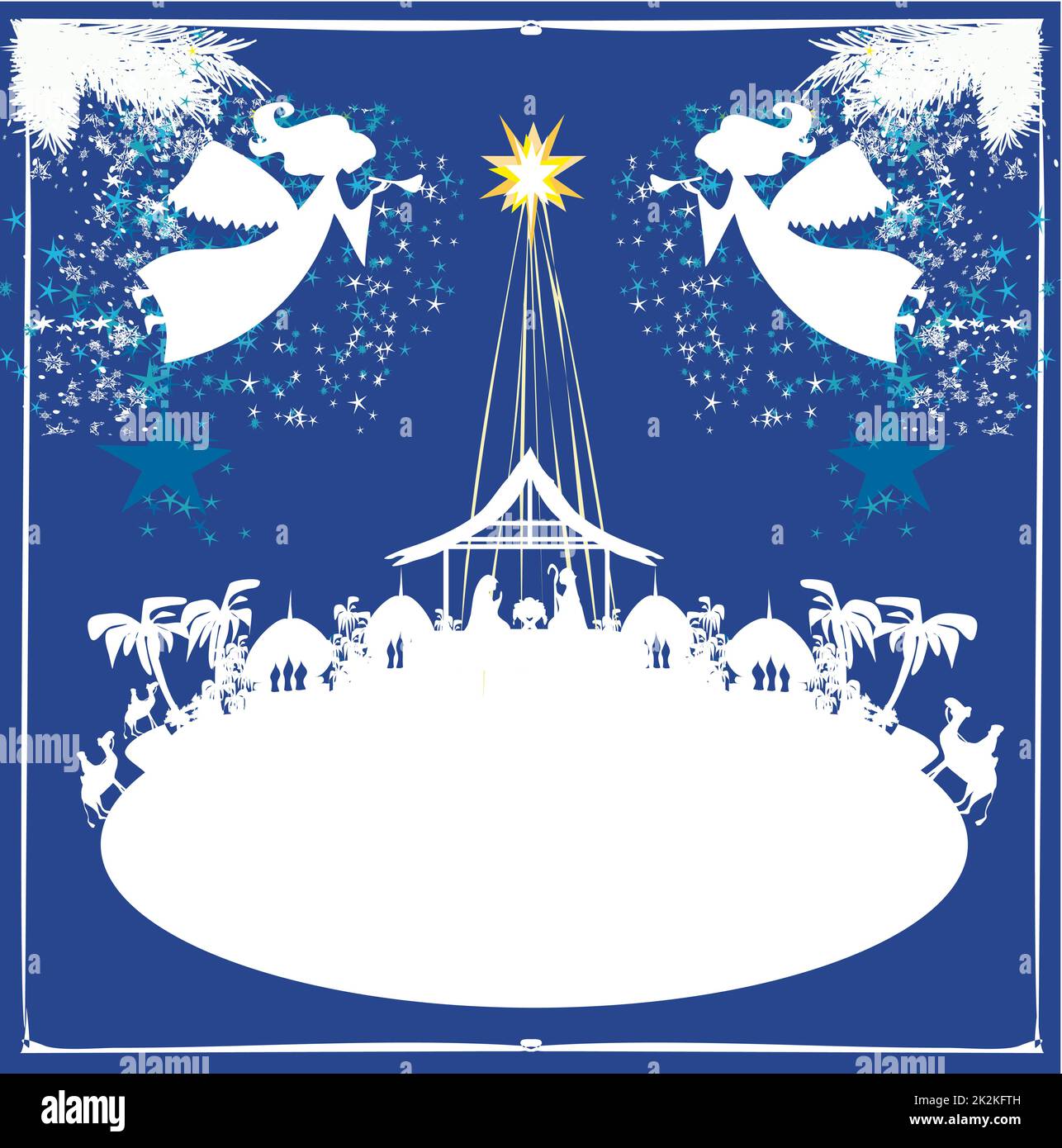 Christmas religious nativity scene Stock Photo - Alamy