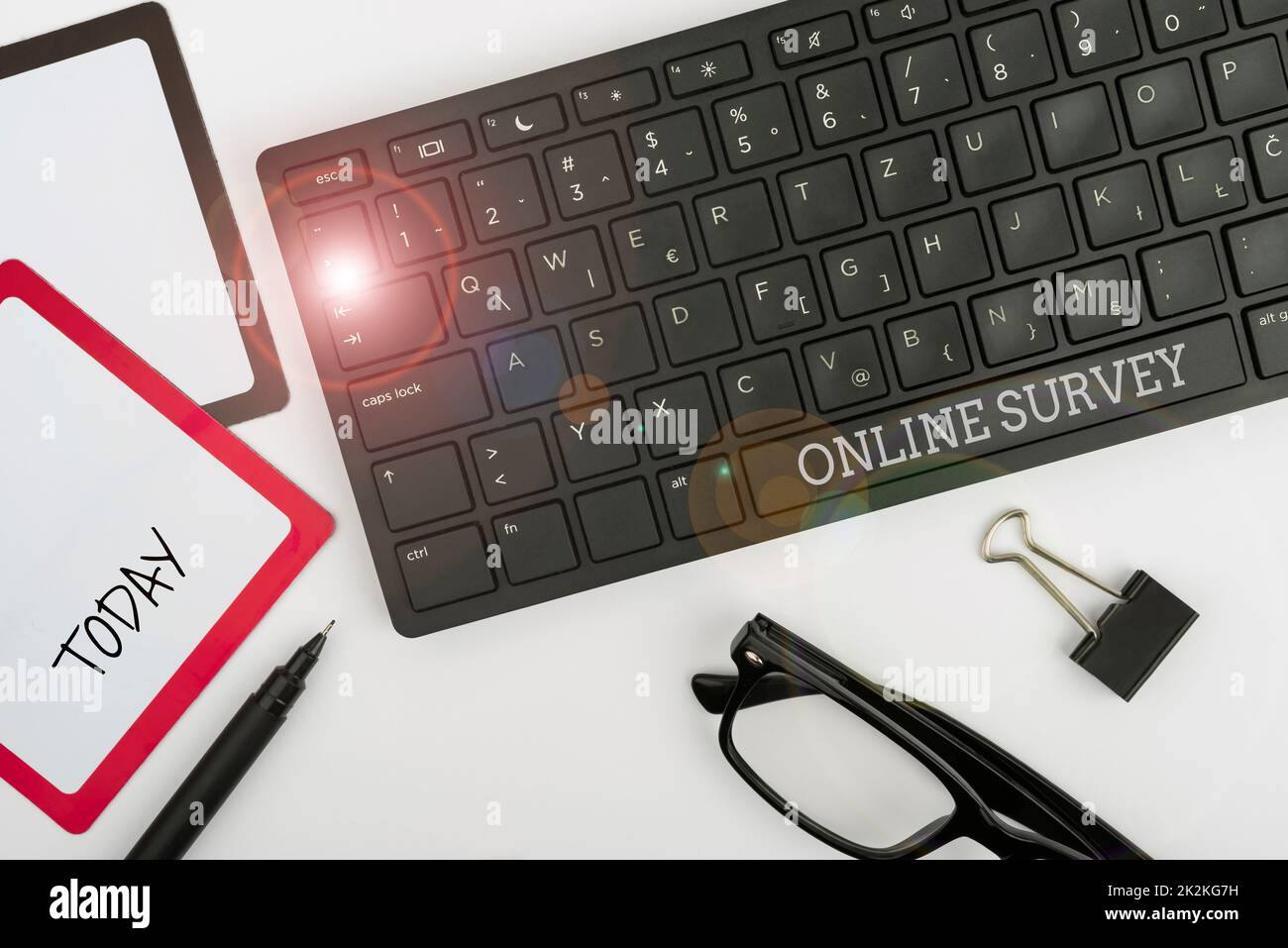 Conceptual caption Online Survey. Business showcase Reappraisal ...