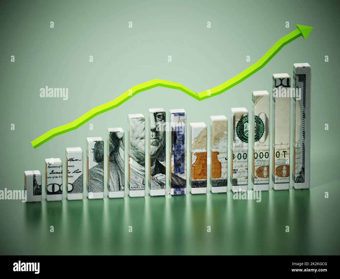 Dollar up arrow hi-res stock photography and images - Alamy
