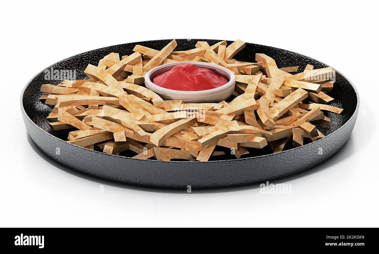Crispy in the dish Cut Out Stock Images & Pictures - Alamy